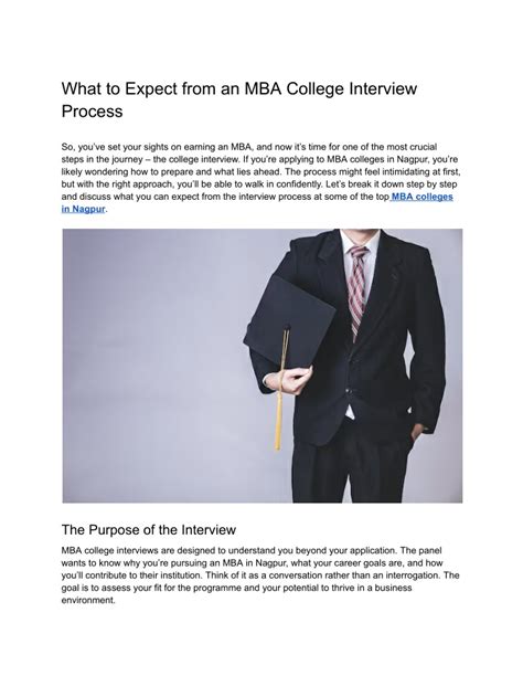 Ppt What To Expect From An Mba College Interview Process Powerpoint Presentation Id 13825606