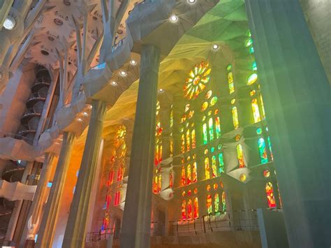 Inside The Sagrada Familia Sagrada Familia Fair Grounds Barcelona