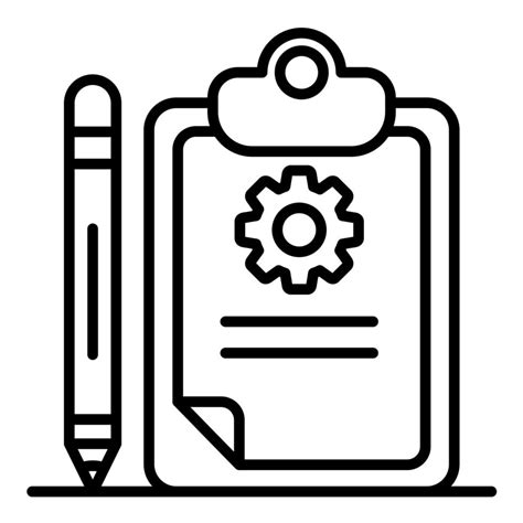 Report Customization Line Icon 14807660 Vector Art At Vecteezy