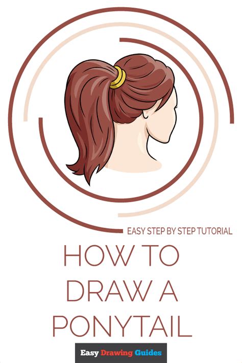 How To Draw A Ponytail Really Easy Drawing Tutorial