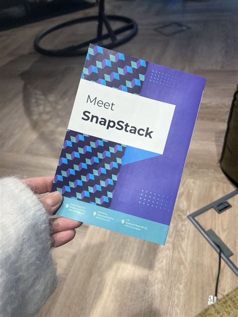Bojana Ivanova On Linkedin Our New Snapstack Brochure Is Here Im Excited To Share That Weve