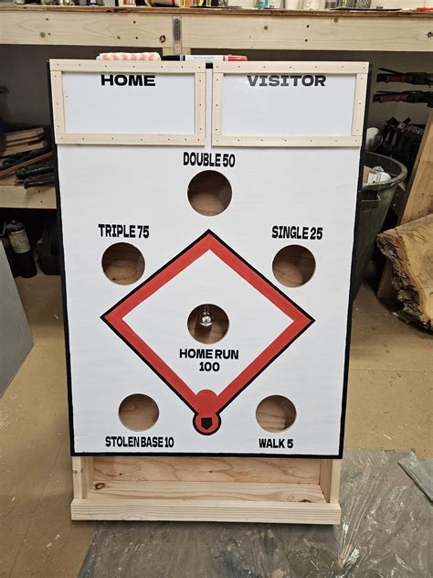 Diy Baseball Bean Bag Toss Game Board Ana White