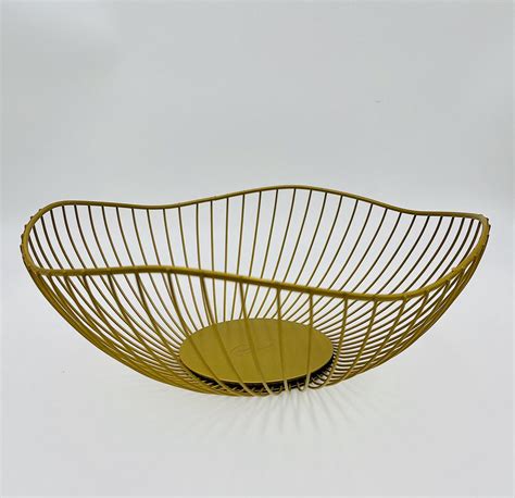 Maison Extravagante Fruitschaal Nordic Gold Goud Decoratieve