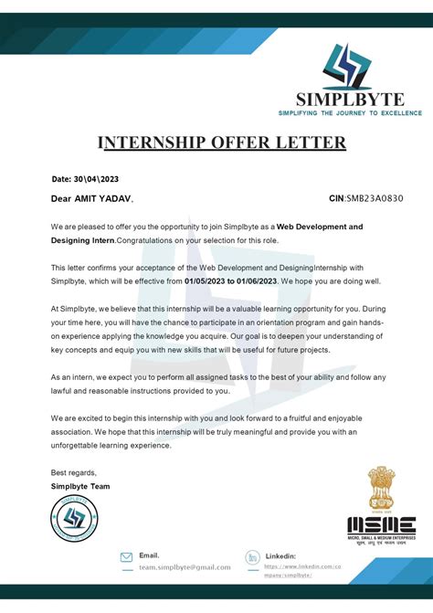 Amit Yadav On Linkedin Internship Simplbyte Opportunities Html Css Javascript Reactjs