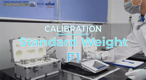 F1 Standard Weight Calibration Techmaster Electronics Jsc