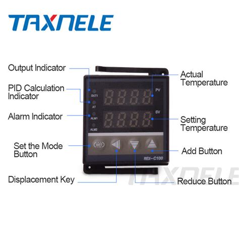 Mutil Input Economical Temperature Controller Rex C100 Universal Input Relay Output Ssr Output
