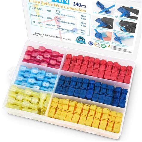 Amazon 240 Pack Ticonn T Tap Wire Connectors 546 Was 1299 R