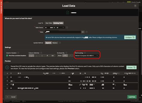 Can The Default Import File Encoding Be Set To Utf 8 Oracle Forums