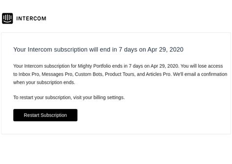 Subscription Emails Really Good Emails
