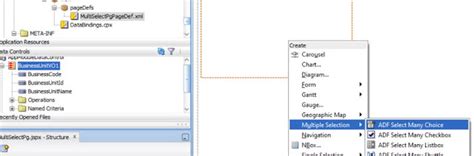 Multi Select Lov Feature In Adf And Performing Search Criteria Through List Binding