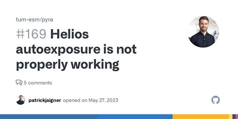 helios autoexposure is not properly working · issue 169 · tum esm pyra