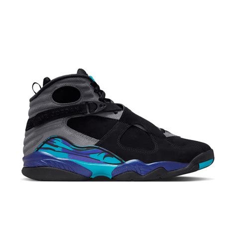 Air Jordan 8 Retro Aqua Mens Shoes Black Bouncewear