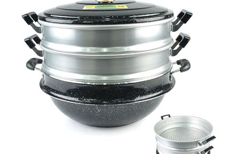 찜기·찜통 업소용 3단 양수 가마솥 냄비 46cm 오늘의집 쇼핑