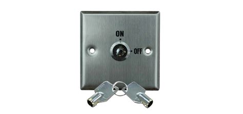 Key Switch On Off Selection Stainless Steel Emergency Door Access Override Key Switch Dks004