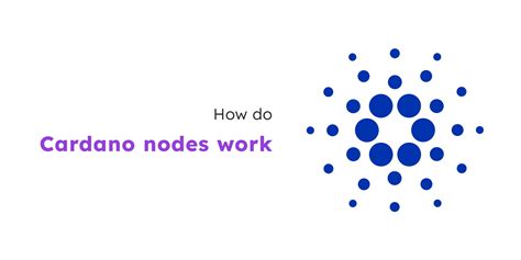 how do cardano nodes work r cardano