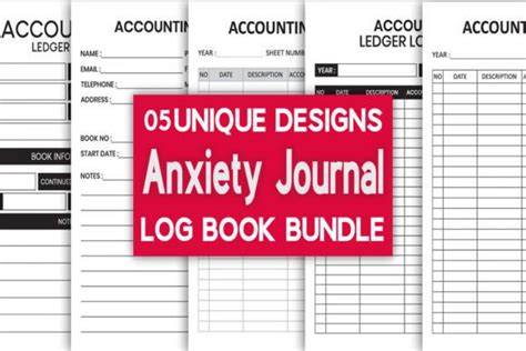 Accounting Ledger Log Book Bundle Kdp Graphic By Kdp Pro · Creative