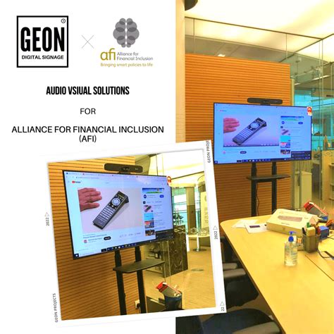 Alliance For Financial Inclusion Audio Visual Solutions Geon Asia