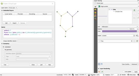 Showing Only Features Related To Selected Feature In Another Layer Using QGIS Geographic
