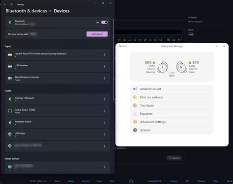 Bug Ui Stops Updating On Windows 11 · Issue 286 · Timschneebgalaxybudsclient · Github
