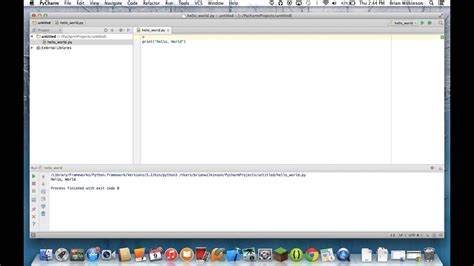 Hello World In Python Youtube