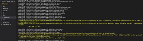 Trying To Use Bluetooth Serial Library Issue Platformio Platform Espressif GitHub