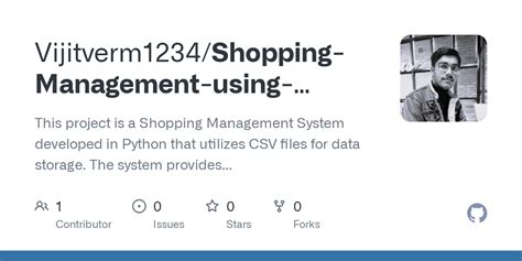 Github Vijitverm1234shopping Management Using Python Csv Files This