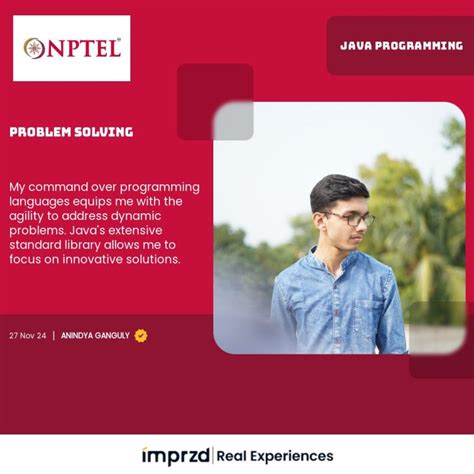 Anindya Ganguly On Linkedin Nptel