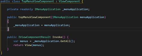 آموزش view component در asp core آتریا