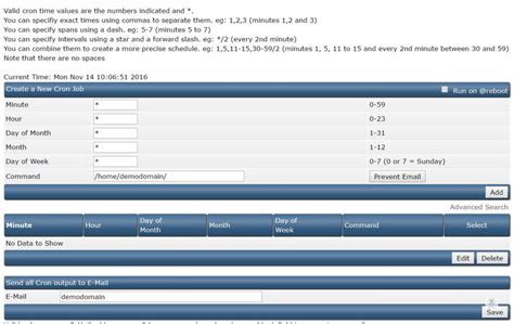 جی بلاگ راه اندازی Cronjob در دایرکت ادمین