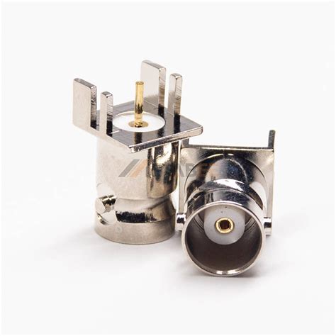 Pcb Edge Mount Bnc Female Connector 50 Ohm Metabeeai