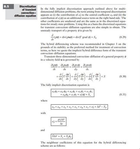 Solved Discretize The Three Dimensional Transient
