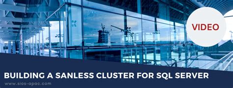 Video Building A Sanless Cluster For Sql Server
