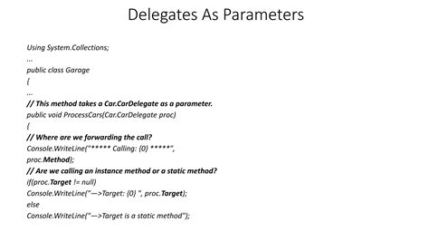 The C Programming Laguage Delegates Notes Delegatespptx