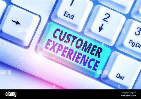 Word Writing Text Customer Experience Business Photo Showcasing Product Of An Interaction