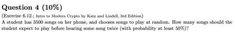 solved question 4 10 exercise 6 12 intro to modern