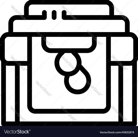 Printer Plotter Icon Outline Print Machine Vector Image