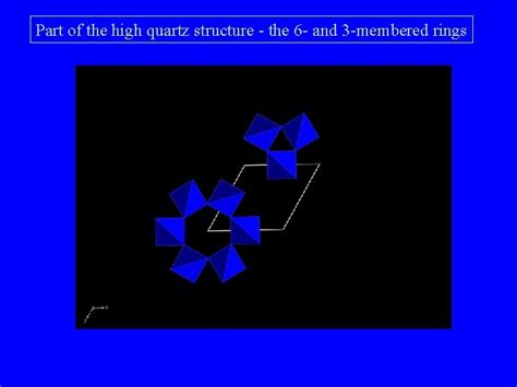 Framework Silicates Tectosilicates Framework Silicates More Than Three