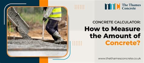 Concrete Calculator Measure The Right Amount Of Concrete
