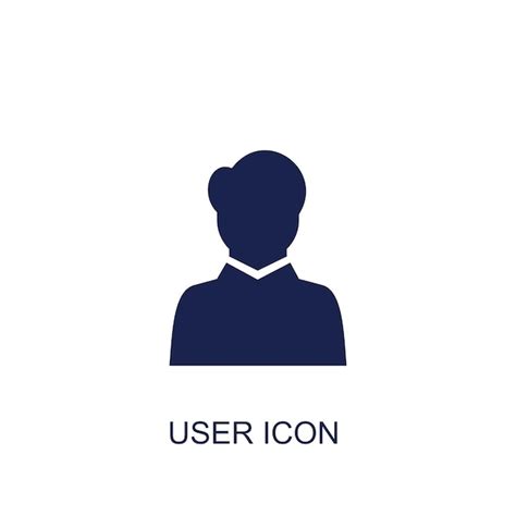 Premium Vector User Icon White Background