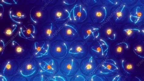 Atomic Structure Animation Stock Video Clip K010 4277 Science