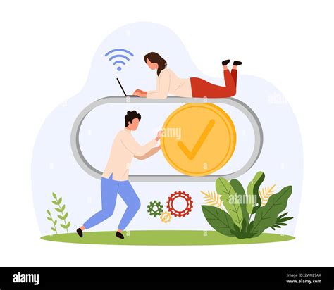 push button to activate stock vector images alamy
