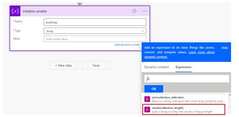 chunk function string power automate cloud flows kaizen personal