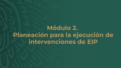 MÓdulo 2 PlaneaciÓn Eip