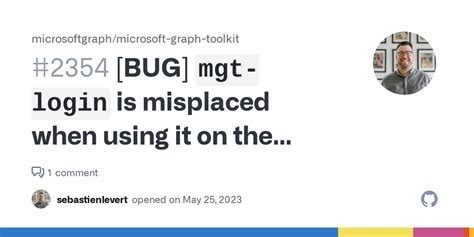 Bug `mgt Login` Is Misplaced When Using It On The Right Side Of The