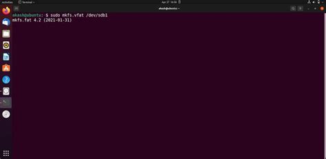 How To Format Usb Drives On Linux Geeksforgeeks
