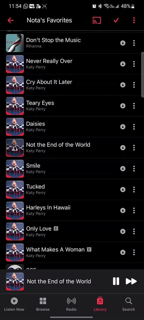Apple Music App Bug Android R Applemusic