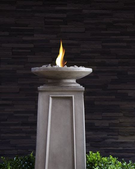 Outdoor Fire Column Outside Room Outdoor Fire Home Furnishings