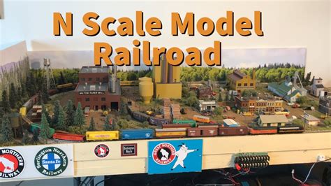 N Scale Model Railroad Operations Layout View Youtube