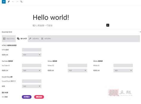 Essential Grid汉化中文版高级精美网格自定义设计wordpress插件介绍 搬主题