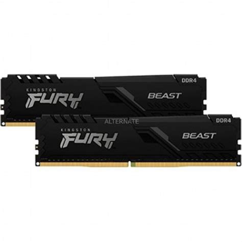 Memoria RAM FURY Beast 32GB DDR4 y frecuencia 3600 MHz